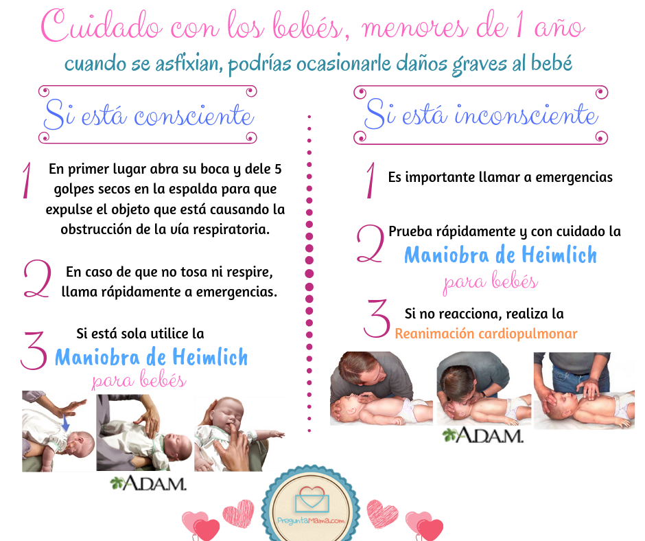 ¿Qué hago si mi bebé se asfixia? - ¡Pregunta Mamá!